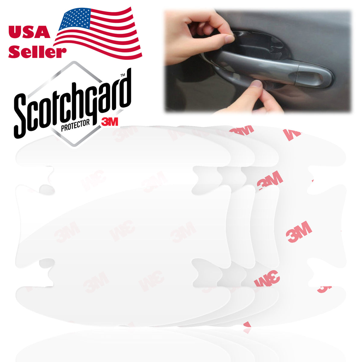 3M Scotchguard Clear Door Handle Guard Protection Film – EzAuto Wrap