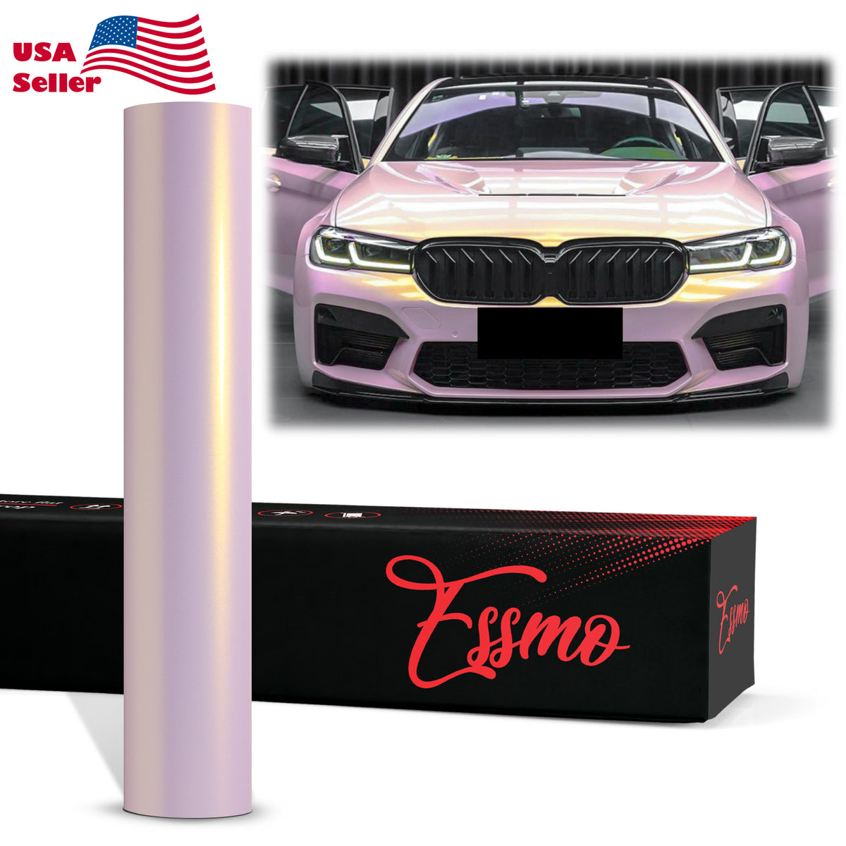 PET Space Candy Gloss Glaze Pink Gold Vinyl Wrap – EzAuto Wrap