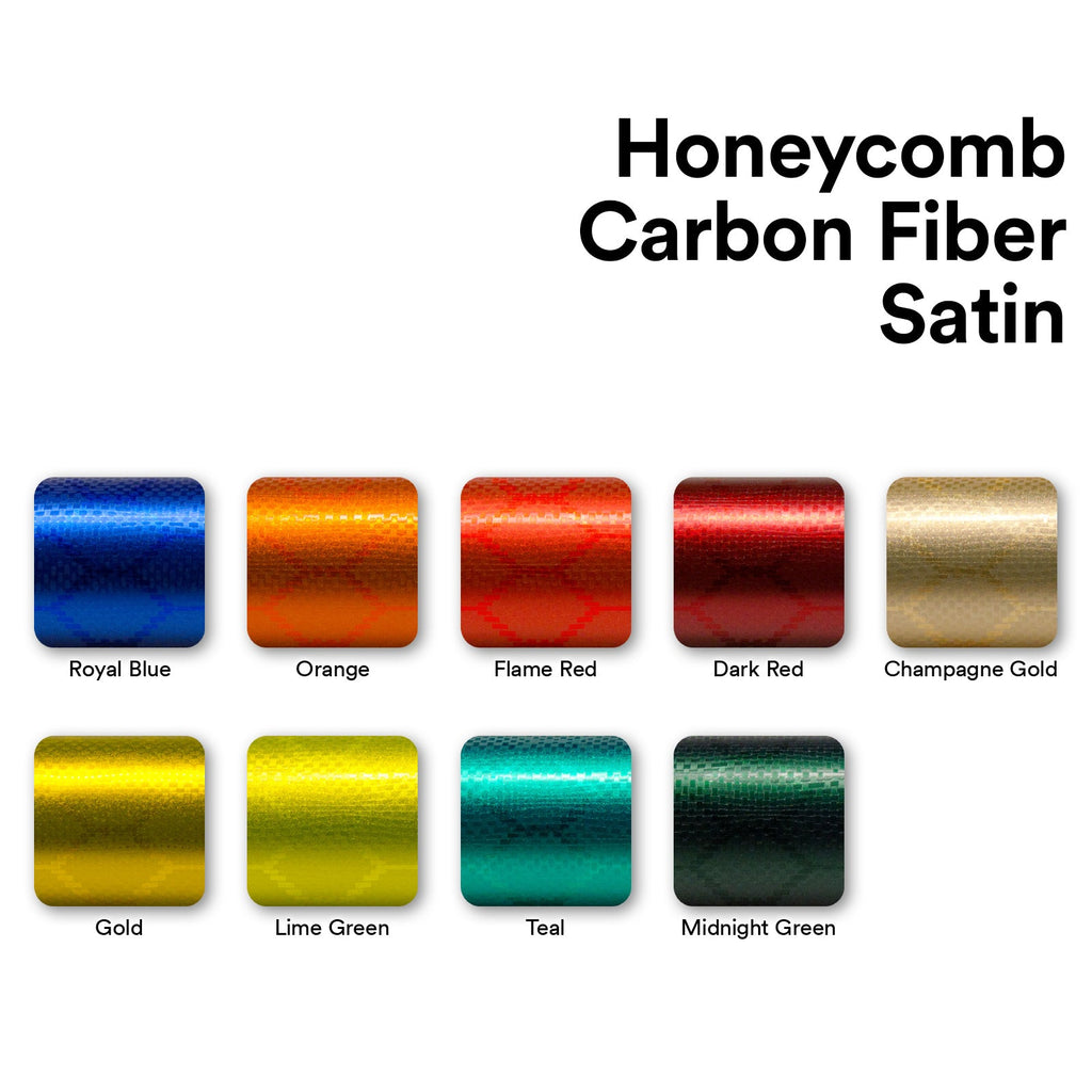 Honeycomb Carbon Fiber Satin Midnight Green Hex Vinyl Wrap – EzAuto Wrap