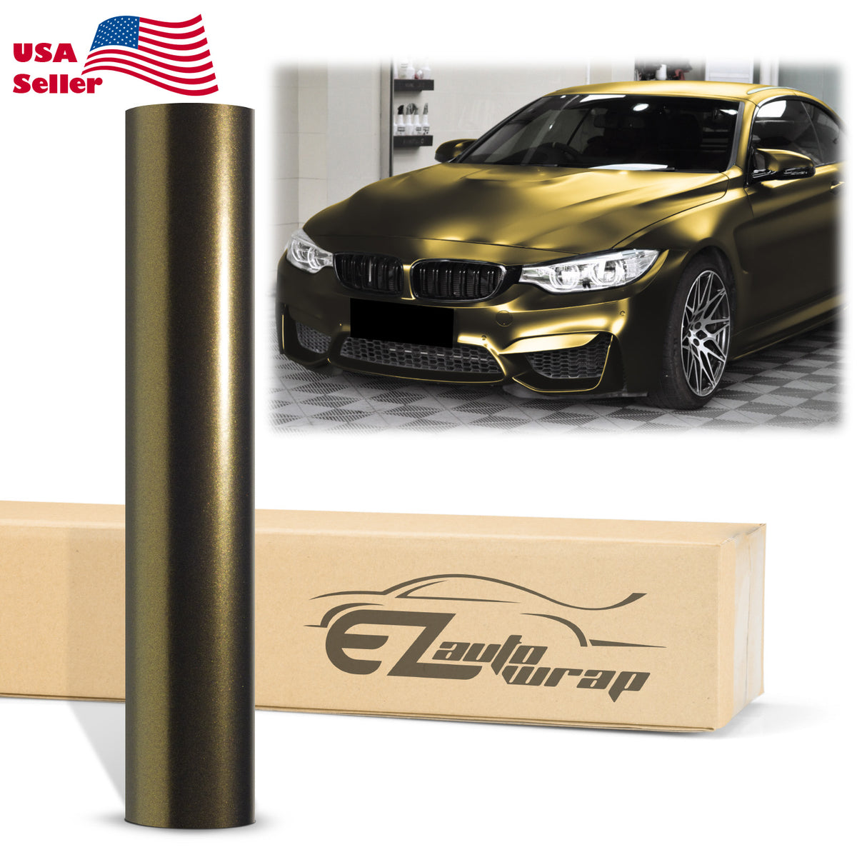 Matte Metallic Satin Pearl Black Bronze Vinyl Wrap – EzAuto Wrap