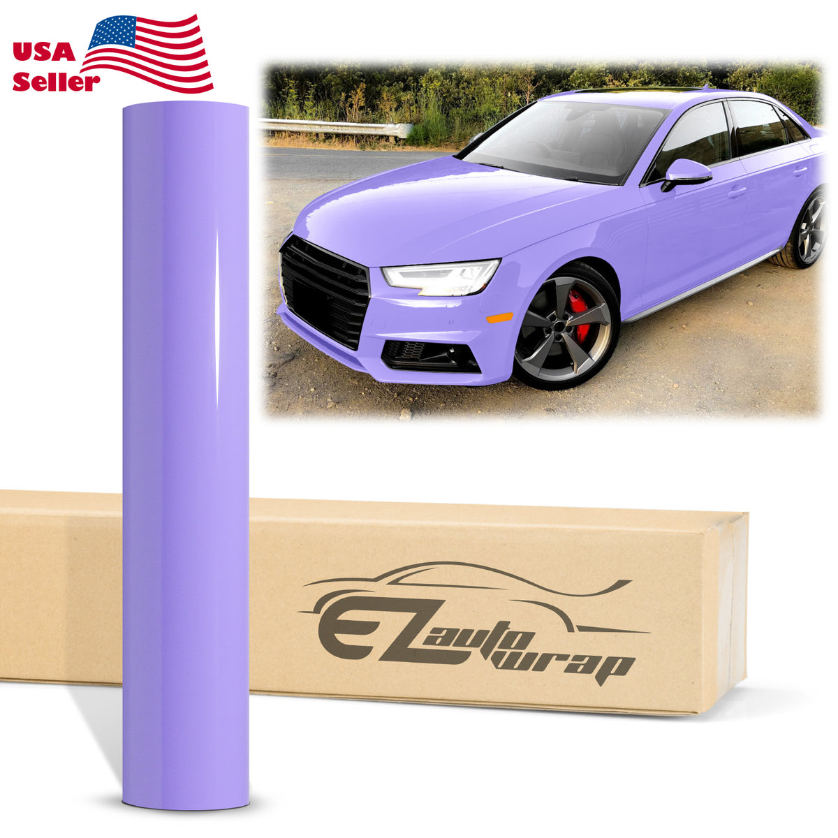 High Gloss Violet Purple Vinyl Wrap – EzAuto Wrap