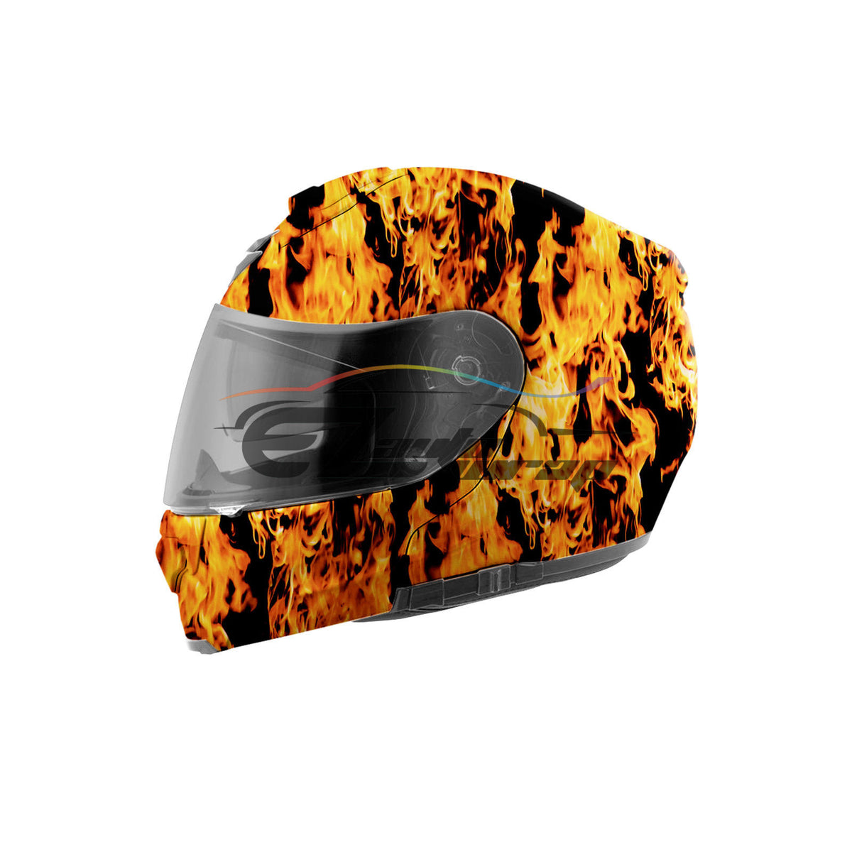 19"x38" Hydrographic Film Fire Flame #15 – EzAuto Wrap