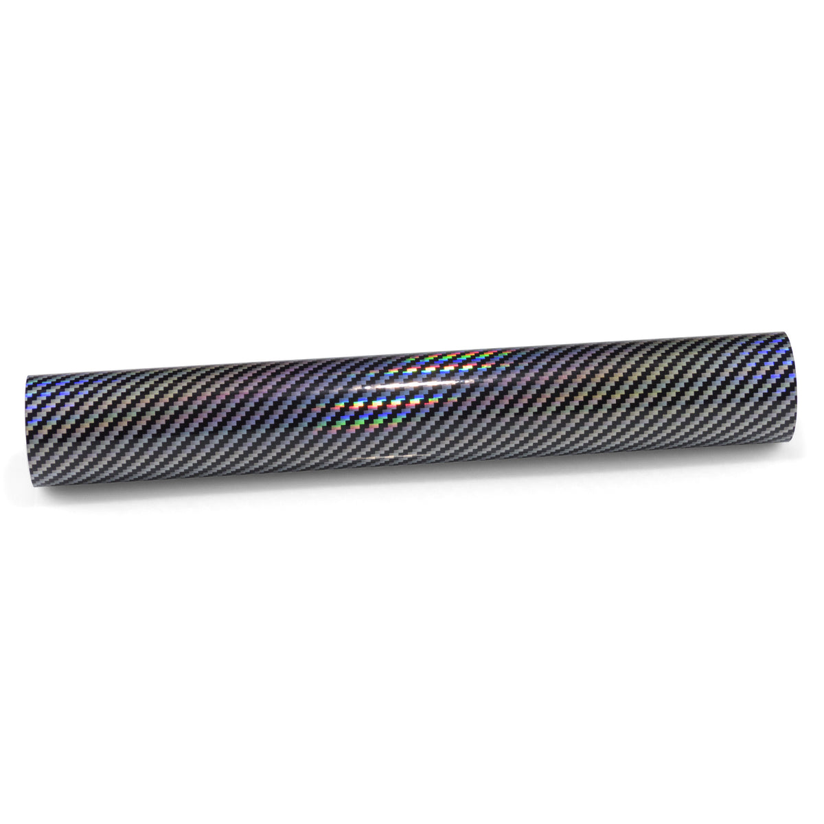 Holographic 2D Carbon Fiber Textured Silver Rainbow Vinyl Wrap – EzAuto ...