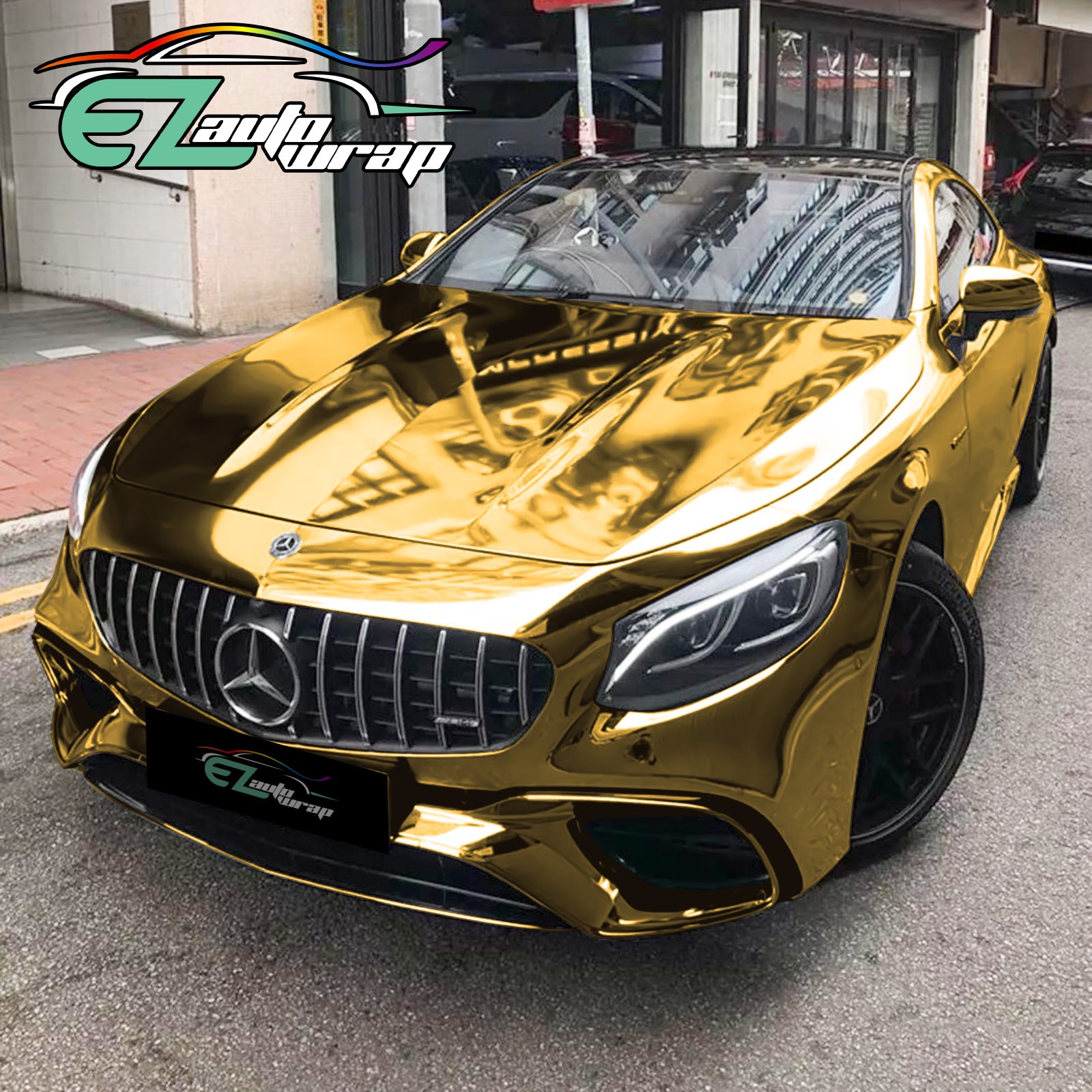Gold Chrome Wrap Lamborghini Wrapped In Avery SW Gold Chrome Vinyl