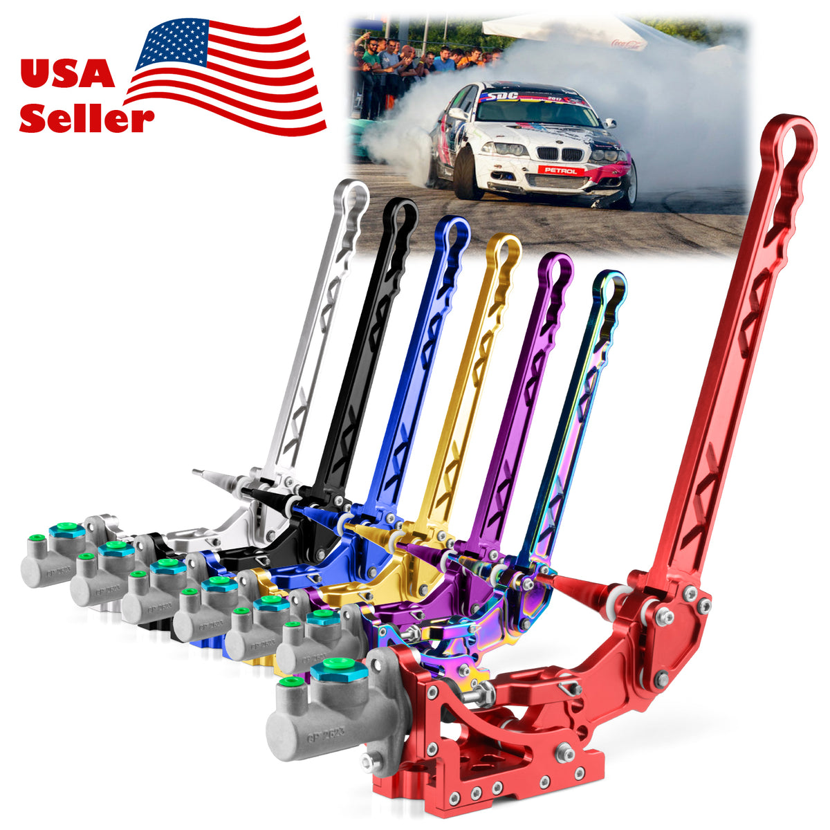 Hydraulic Racing Hand Brake Aluminum HB05 (Black / Blue / Gold / Neo C ...