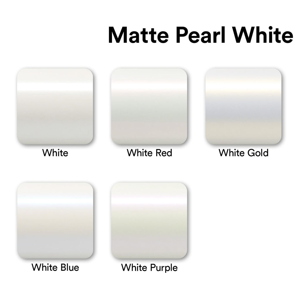 Matte Pearl White to Red Vinyl – EzAuto Wrap