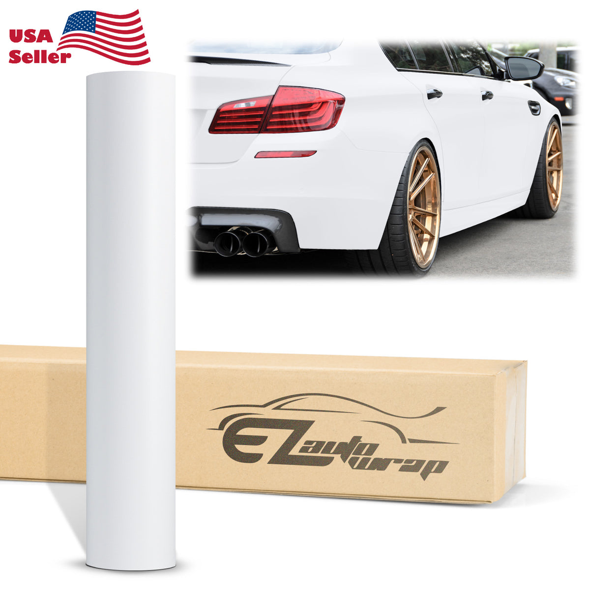 Matte Flat White Vinyl Wrap – EzAuto Wrap