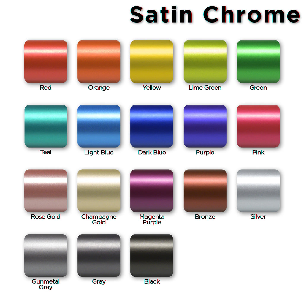 Satin Chrome Light Blue Vinyl – EzAuto Wrap